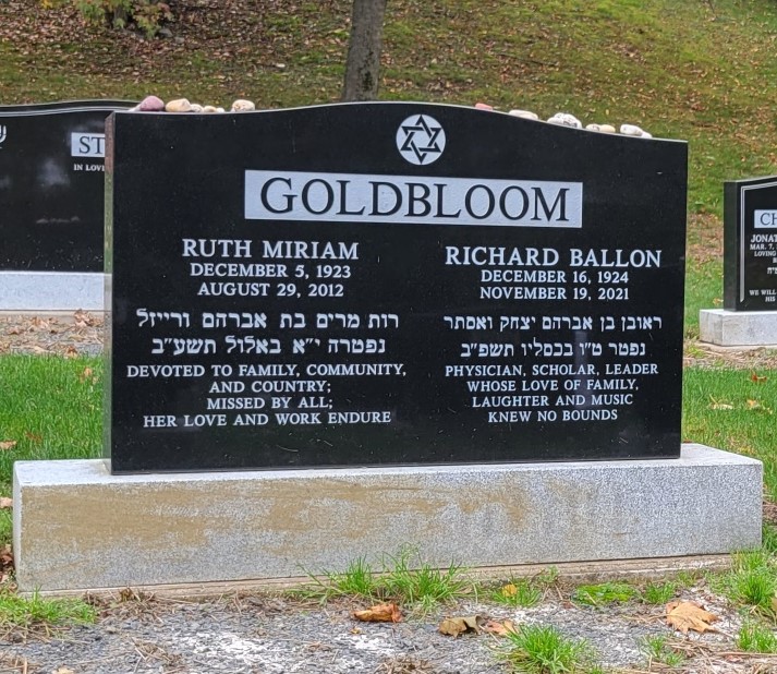Goldbloom, Ruth Miriam - Shaar Shalom Synagogue